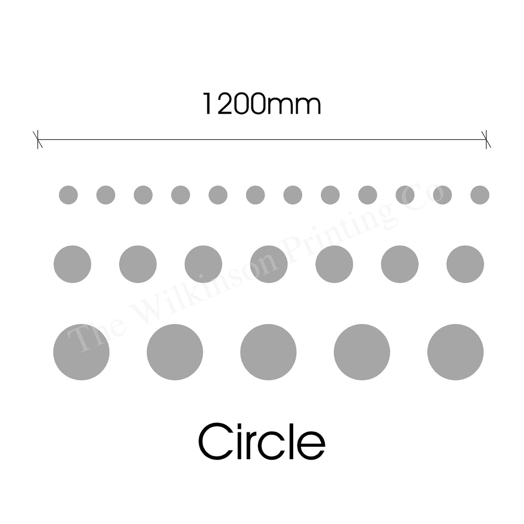 Circle Frosted Etch Glass Safety, Window Manifestation Decals – The ...