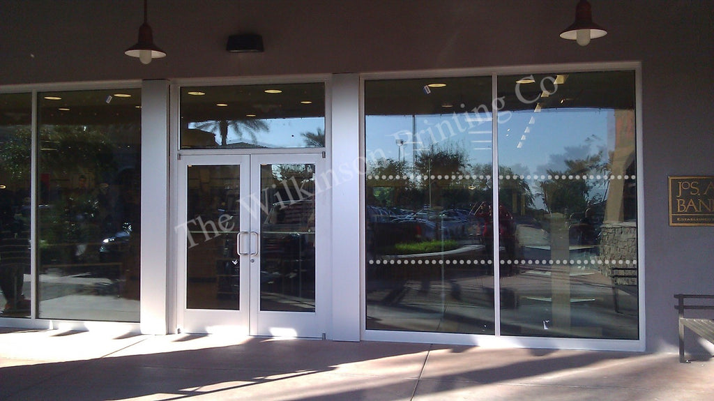 Circle Frosted Etch Glass Safety, Window Manifestation Decals – The ...