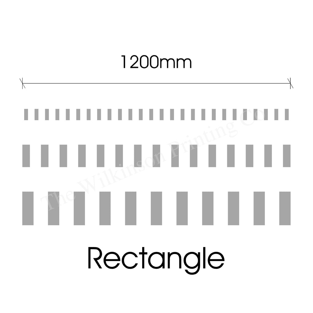 Rectangle Frosted Etch Glass Safety, Window Manifestation Decals – The ...